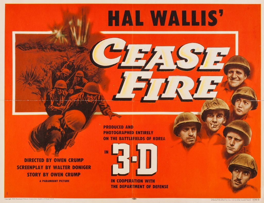 Cease-Fire-Paramount-1953.-Half-Sheet | Reg Hartt: The CineForum (aka ...