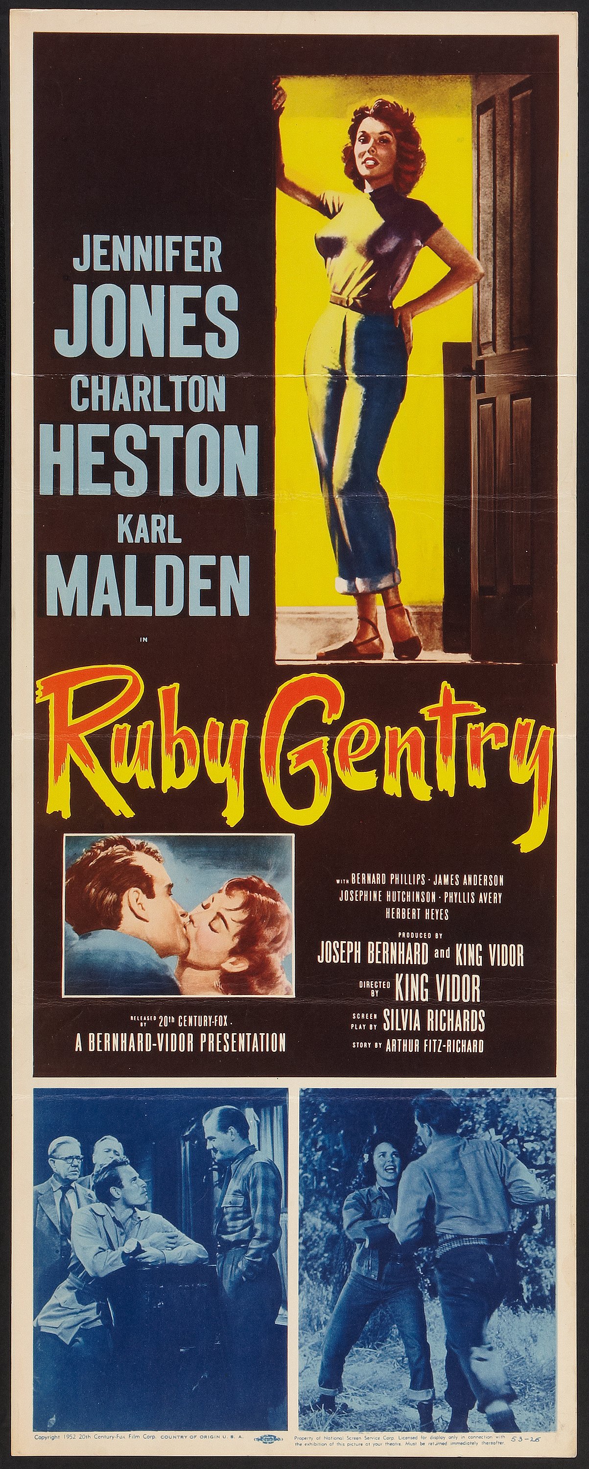 Ruby-Gentry-20th-Century-Fox-1953.-International-One-Sheet | Reg Hartt
